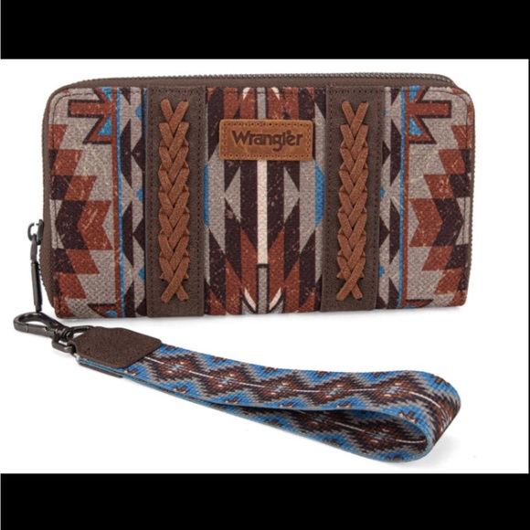Wrangler | Bags | New Wrangler Southwestern Aztec Print Wallet | Poshmark
